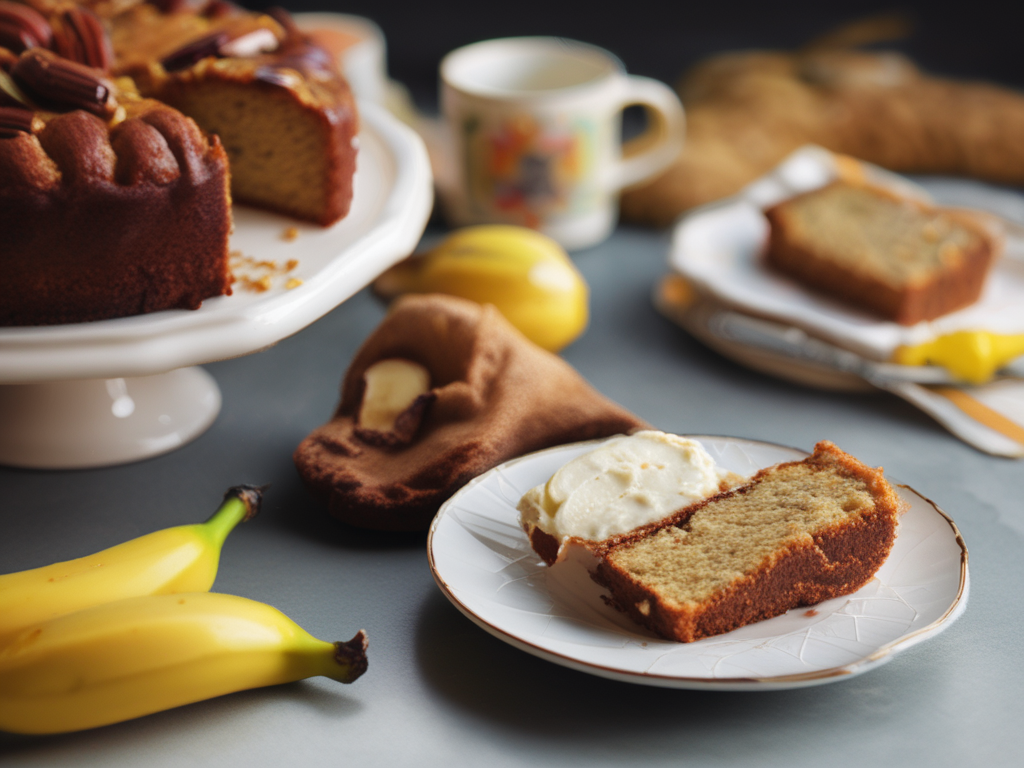 Torta de banano – Las Recetas de Paola