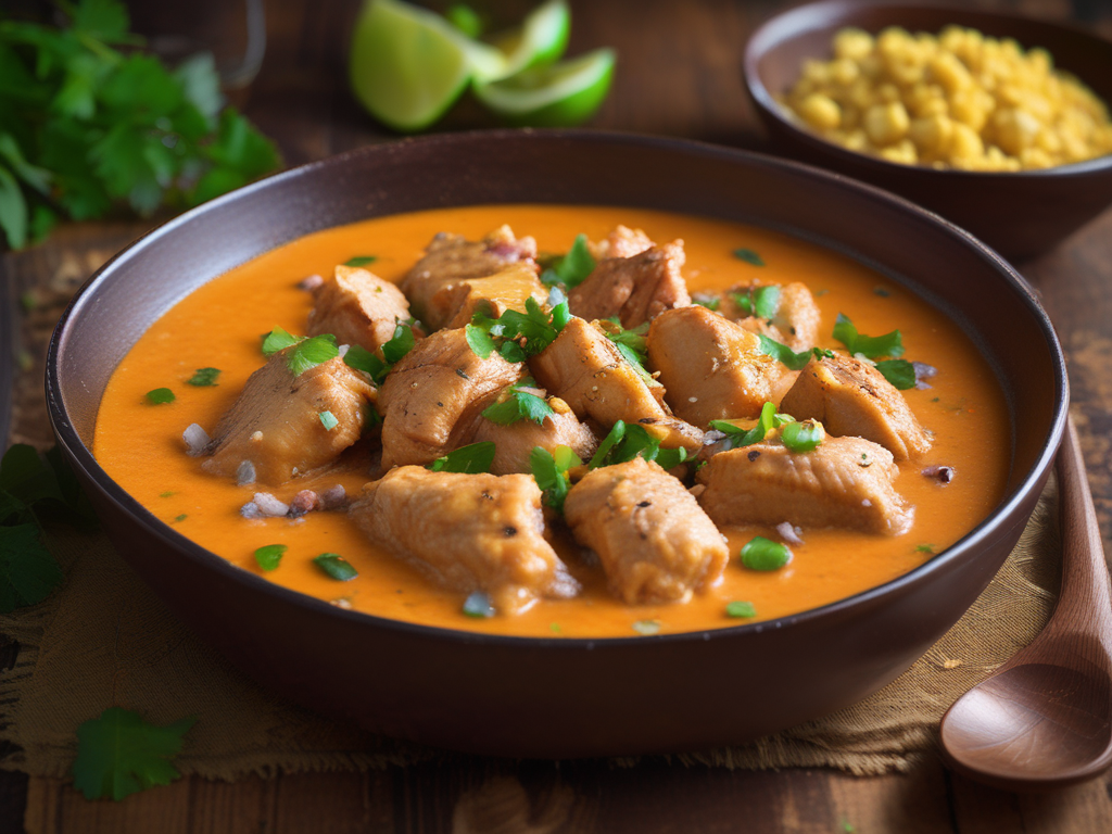 Pollo guisado con coco – Las Recetas de Paola