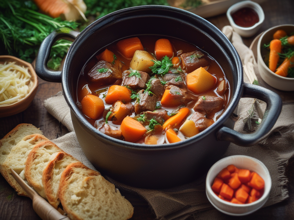 Guiso de carne con tomates – Las Recetas de Paola