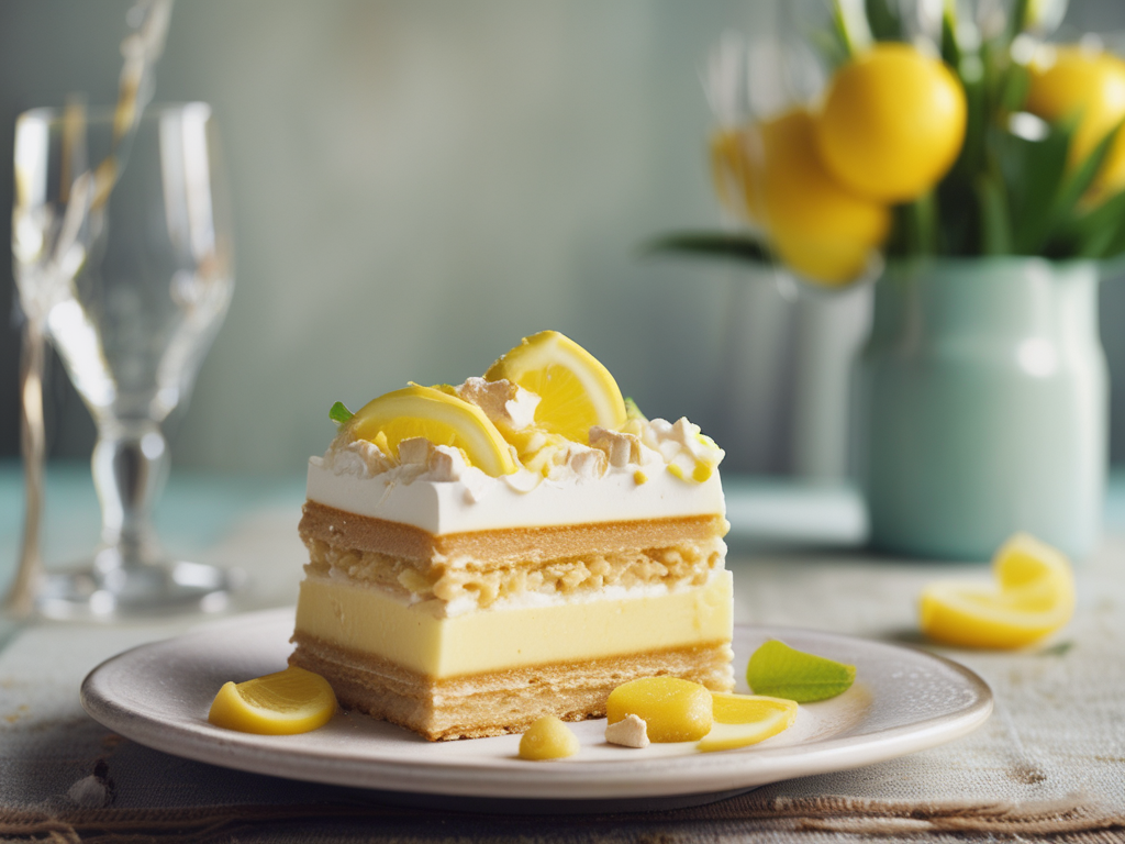 Pastel carlota de limón – Las Recetas de Paola