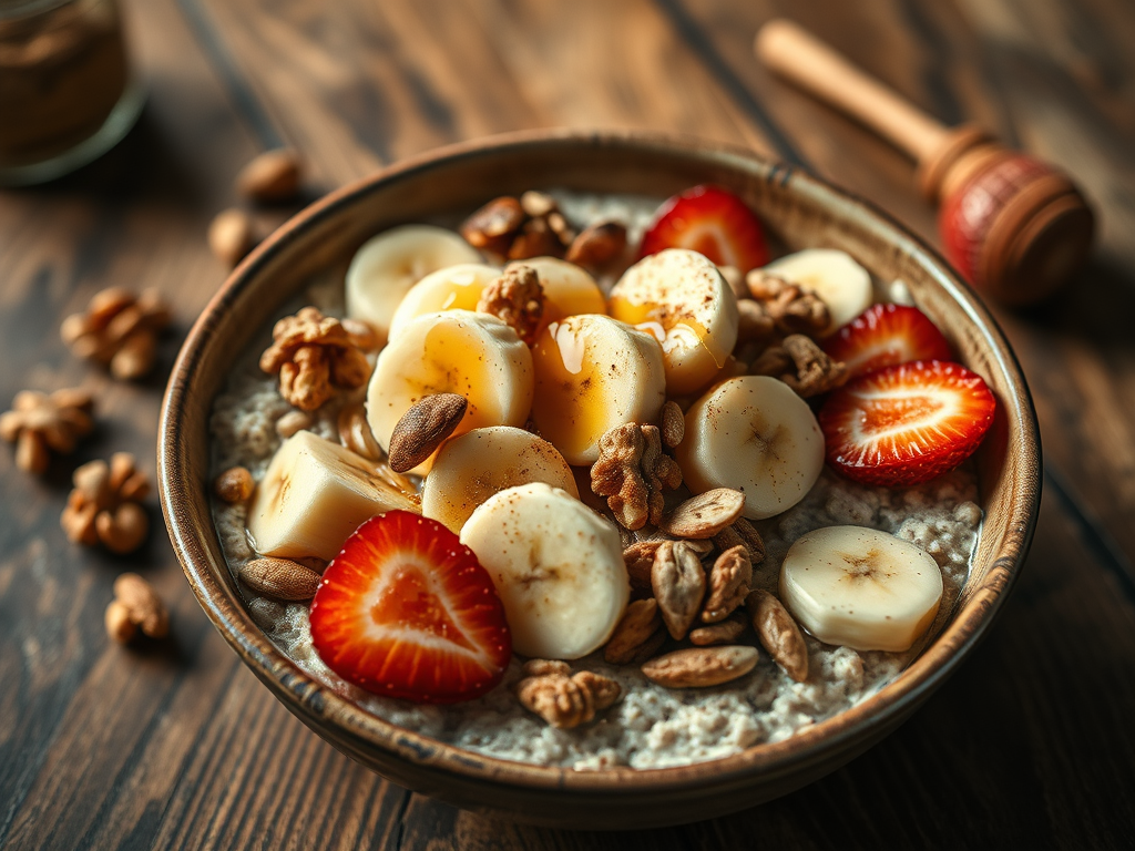 Avena con Frutas y Nueces – Las Recetas de Paola
