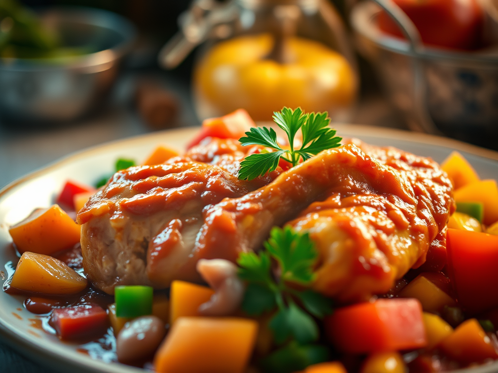 Gallina con Achiote – Las Recetas de Paola