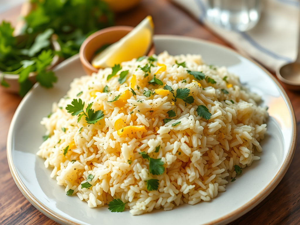 Arroz al Cilantro y Limón – Las Recetas de Paola