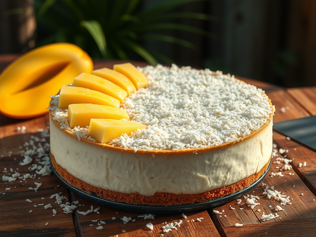 Cheesecake de coco – Las Recetas de Paola