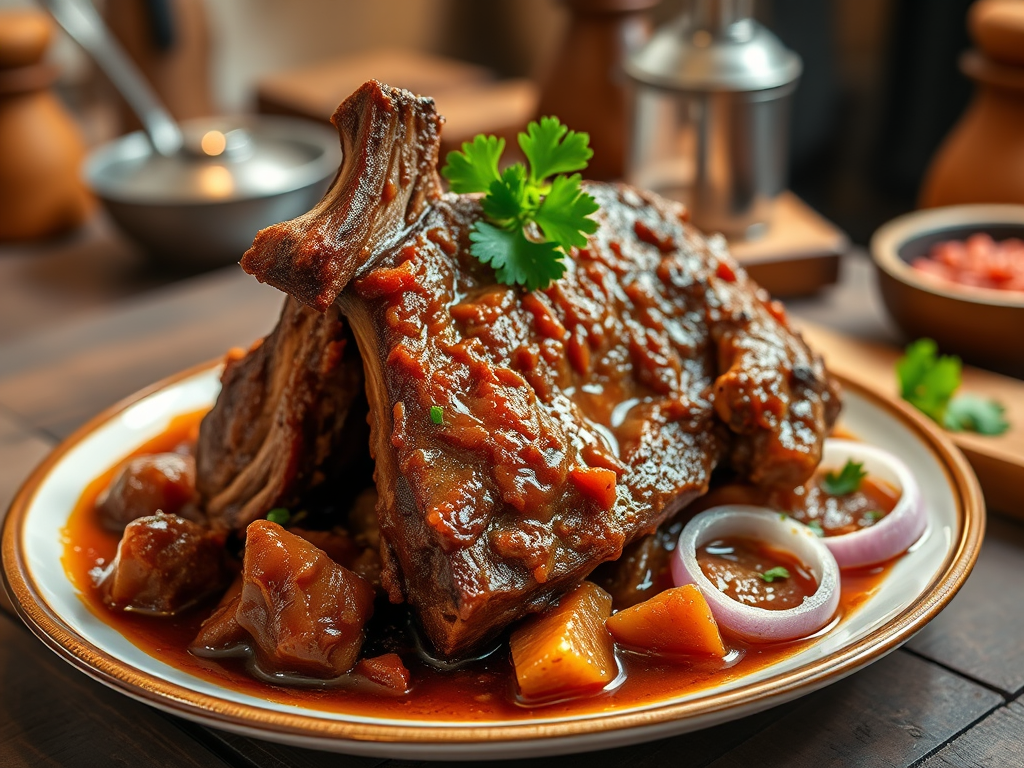 Costilla de res guisada – Las Recetas de Paola