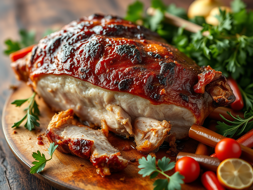 Pernil con Piel Jugoso y Crujiente – Las Recetas de Paola